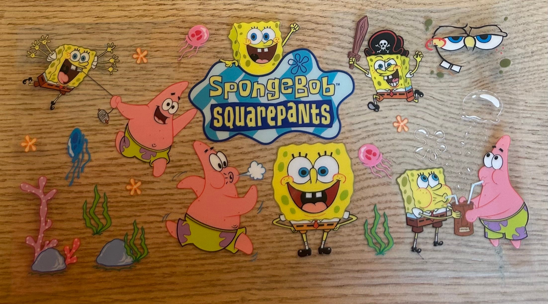 SpongeBob Decal Wrap – Cups Of Sparkle